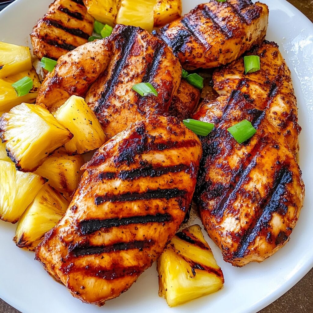 Grilled Aloha Chicken and Pineapple Recipe for Cookouts - Perfect ...