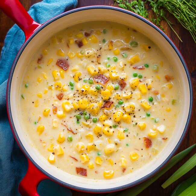 Luscious Corn Chowder Recipe: Cozy Comfort in a Bowl - Perfect Savory 450
