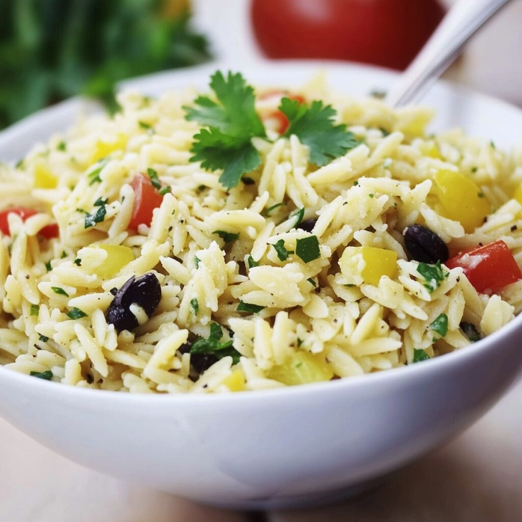 Zingy Cilantro Lime Confetti Orzo Recipe: A Colorful Feast - Perfect ...