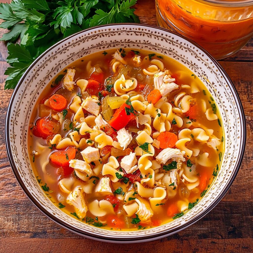 Cozy Italian Style Chicken Noodle Soup Recipe for Chilly Days - Perfect ...