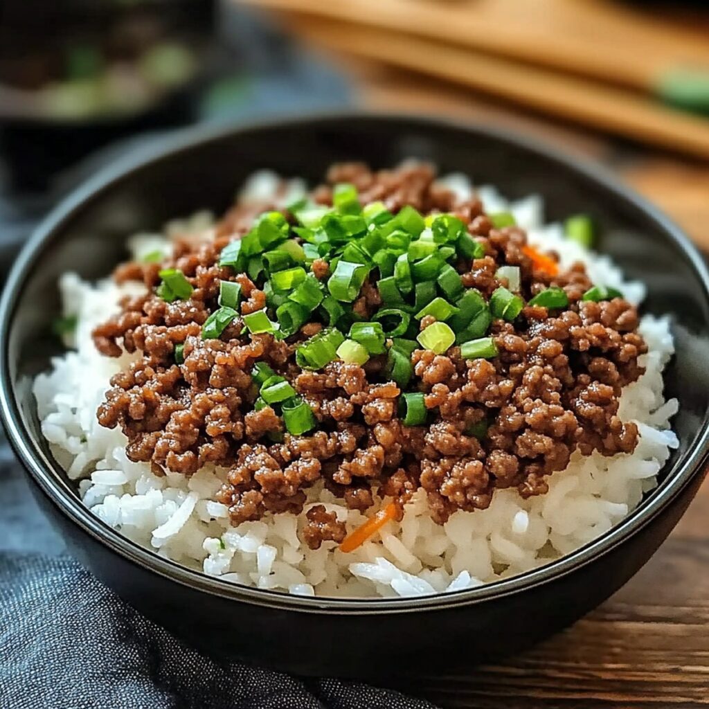 Quick & Savory Korean Ground Beef Bowl Recipe Anyone Can Make - Perfect ...