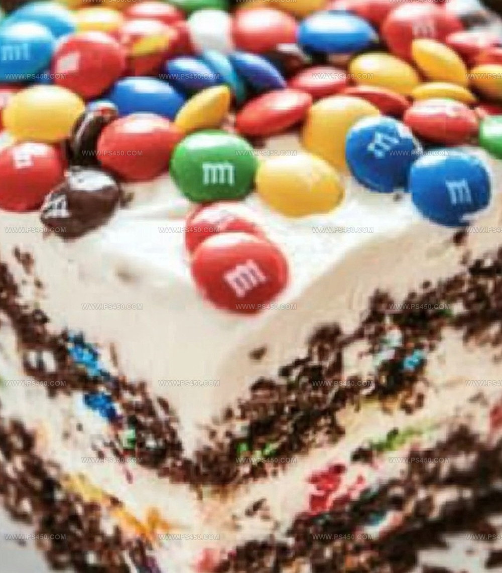 Simple M&M Ice Cream Sandwich Cake Recipe for a Chill Treat - Perfect Savory 450