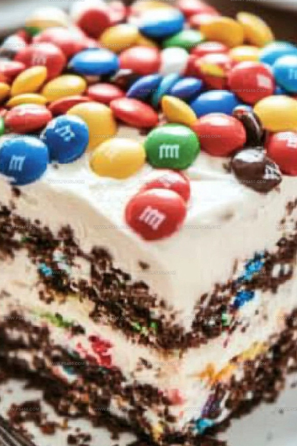 Simple M&M Ice Cream Sandwich Cake Recipe for a Chill Treat - Perfect Savory 450