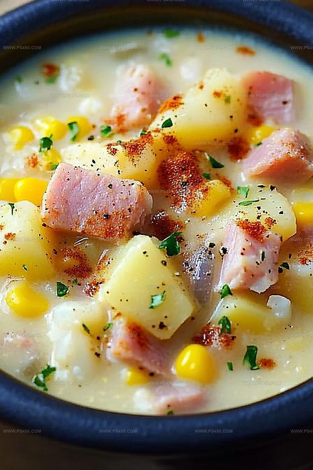 Cozy Ham and Potato Corn Chowder Recipe for Chilly Days - Perfect ...