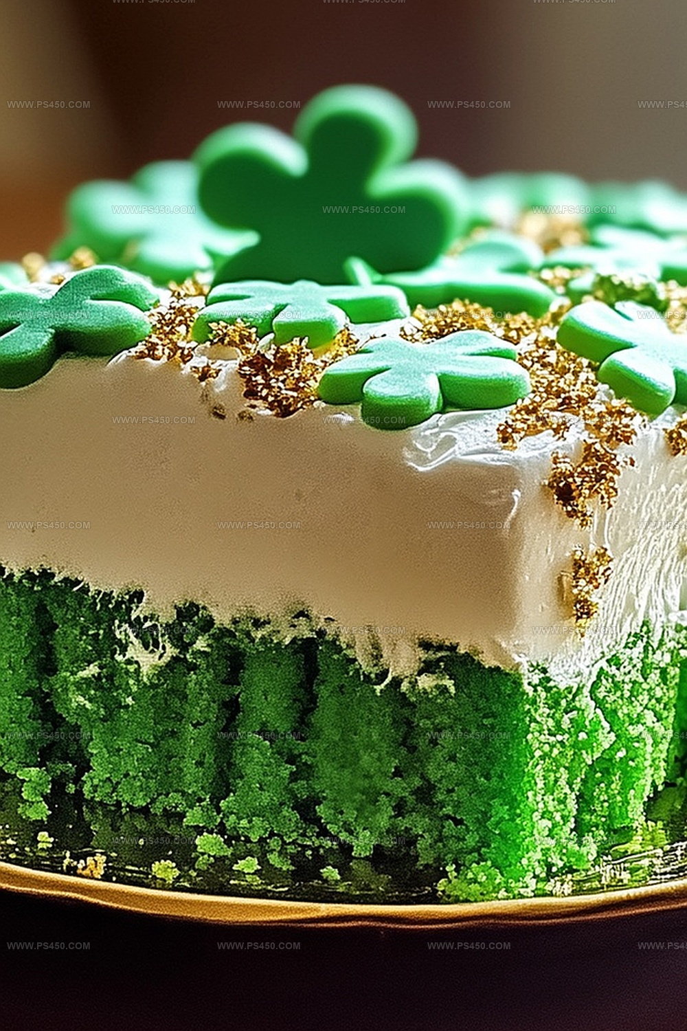 Shamrock Poke Cake Recipe for Festive Celebrations - Perfect Savory 450
