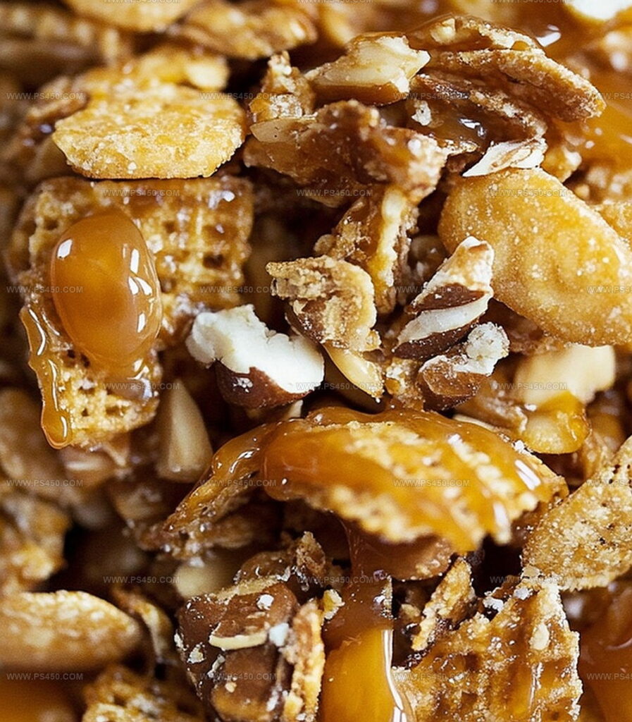 Sweet & Crunchy Homemade Caramel Snack Mix Recipe - Perfect Savory 450